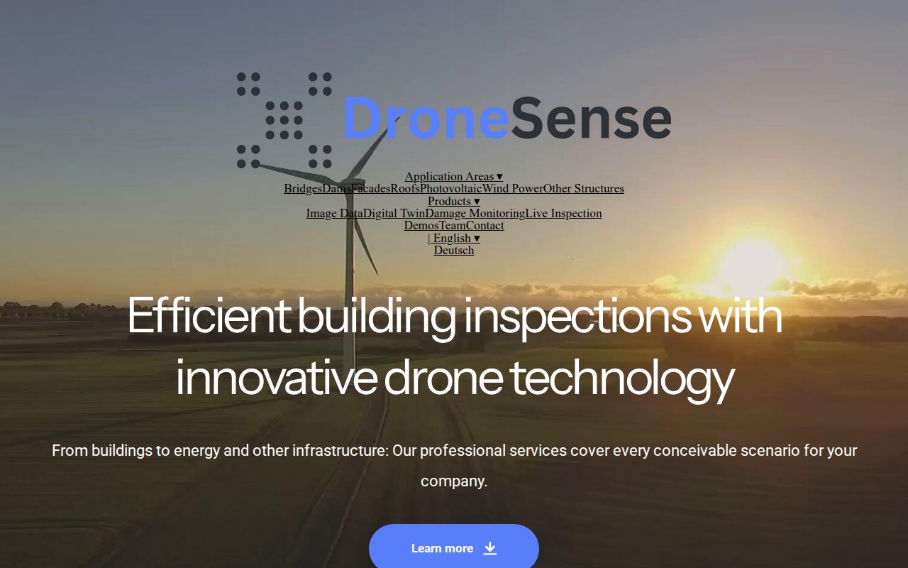 DroneSense GmbH - Efficient Inspections with Innovative Drones.